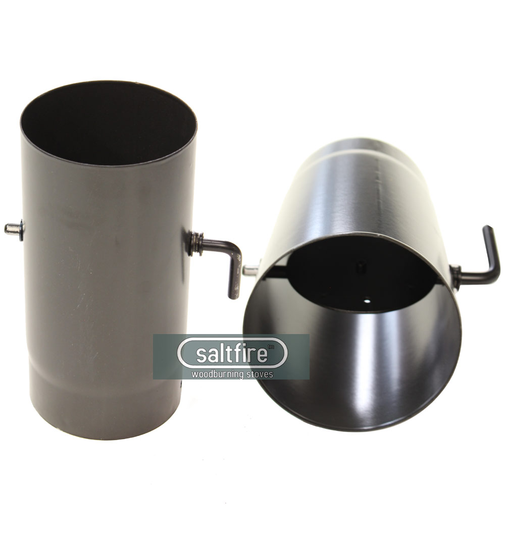 Flue Damper 5 125mm 5 125mm Diameter Vitreous Enamel