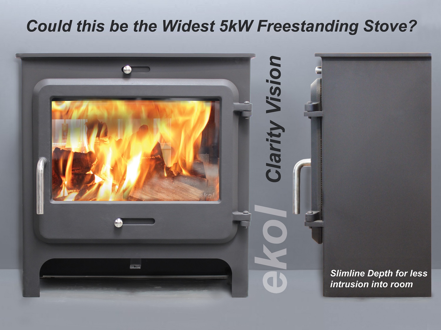 Ekol Clarity Vision - EcoDesign Stoves | Woodburning Stoves, Multifuel ...