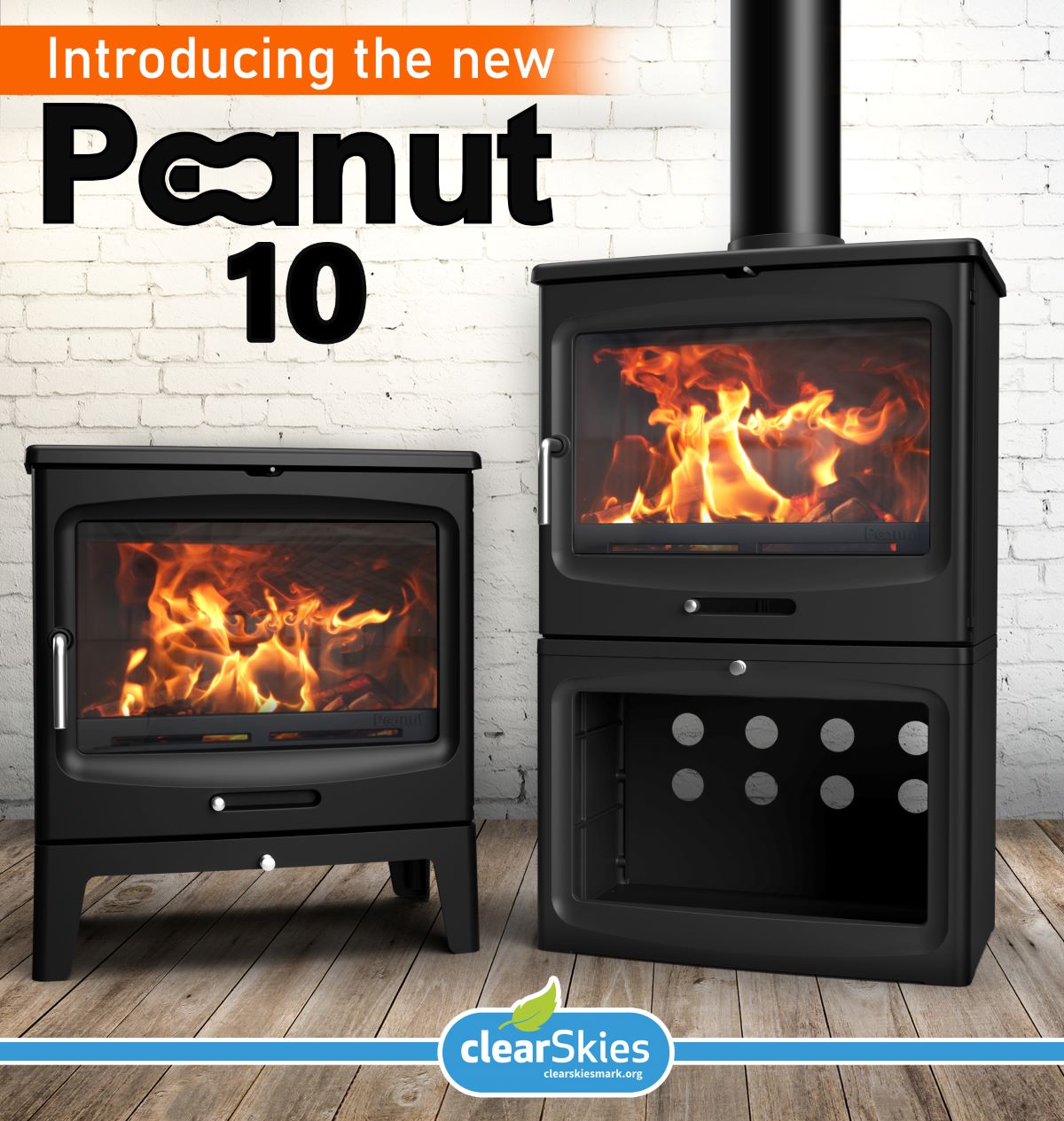 Peanut 10 Tall - Medium Stoves | Woodburning Stoves, Multifuel Stoves ...
