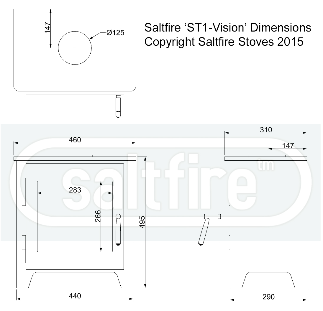 ST1 Vision Stove - DEFRA Exempt Stoves | Woodburning Stoves, Multifuel ...